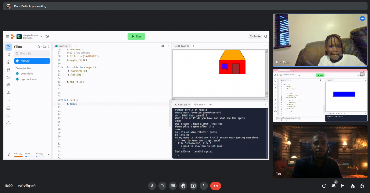 Simple House Drawing Using Python Turtle Graphics Tinker Education